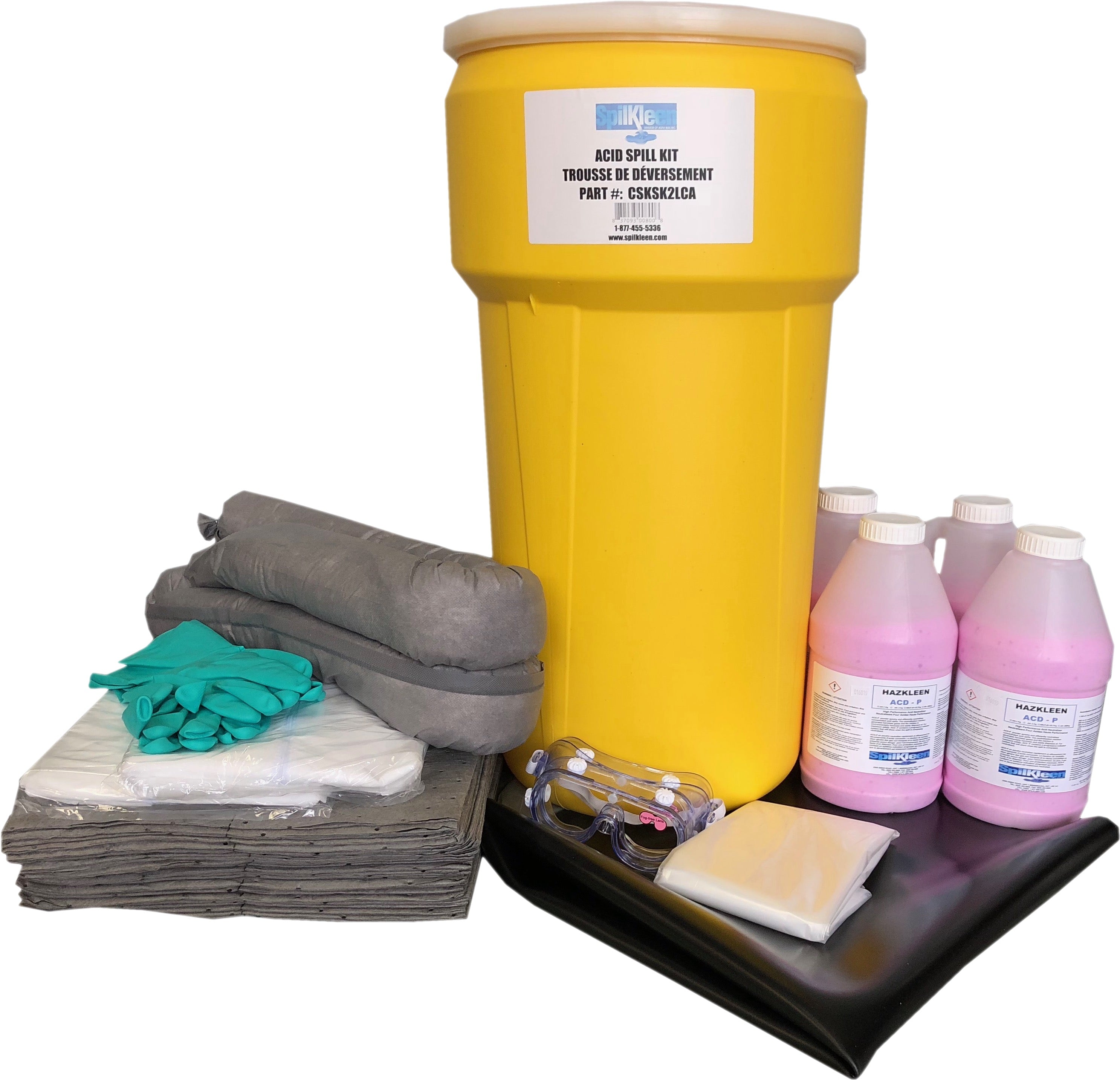 CSKSK2LCA - XL Battery Acid Spill Kit - SpilKleen