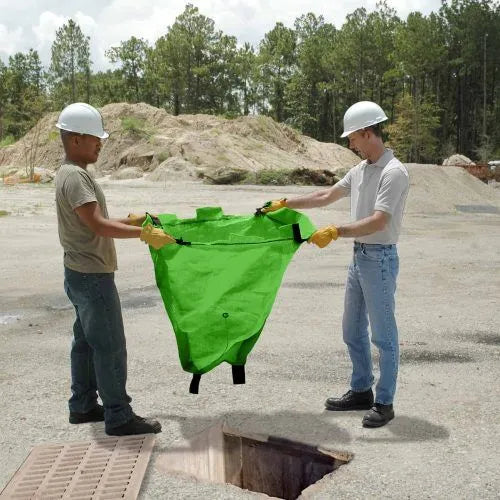 Drain Guard, Reusable, Curb Style, 18" x 30", Regular Flow, 8 Overflow ...