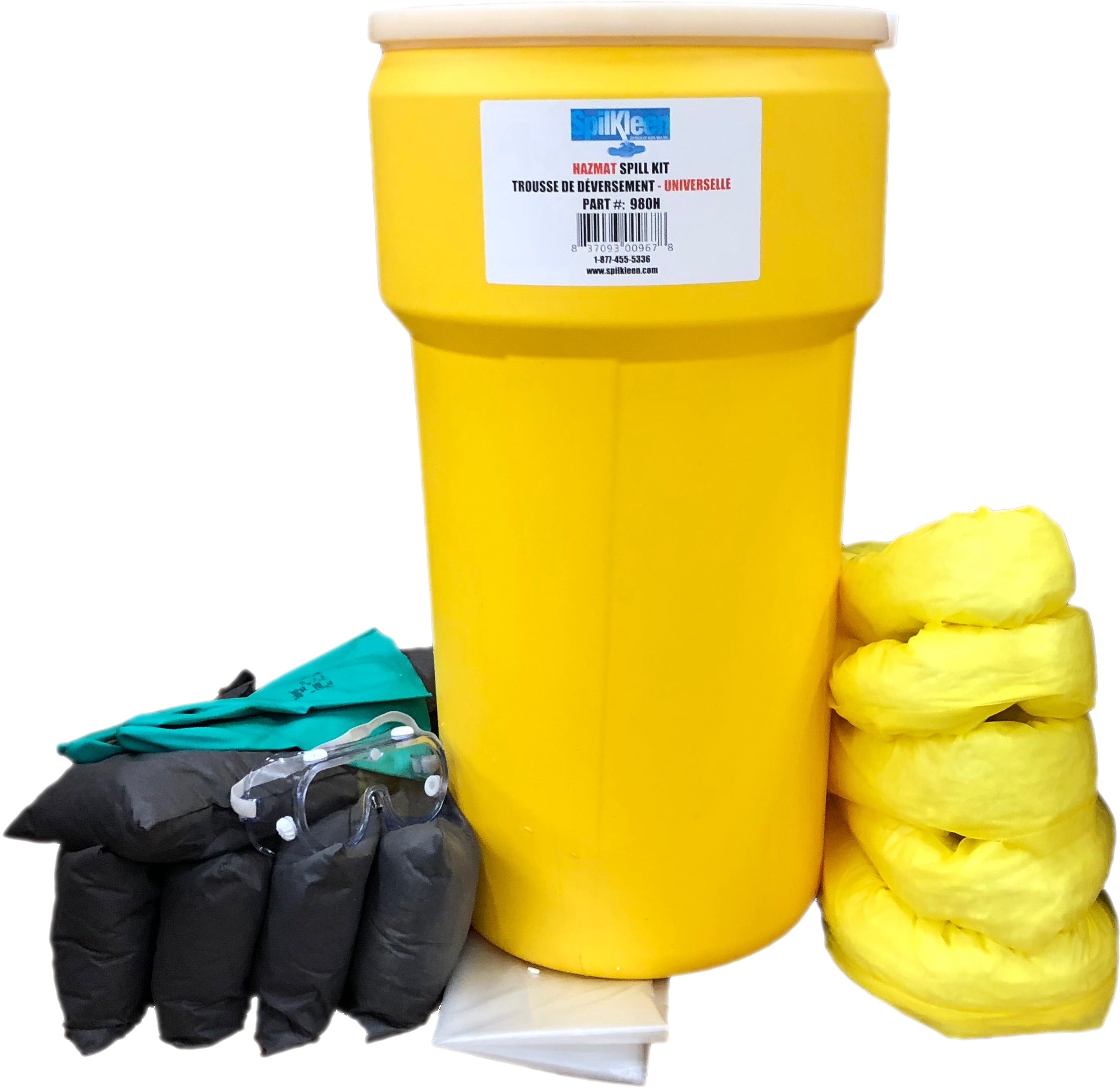 980H - 10 Gallon Hazmat Spill kit - SpilKleen