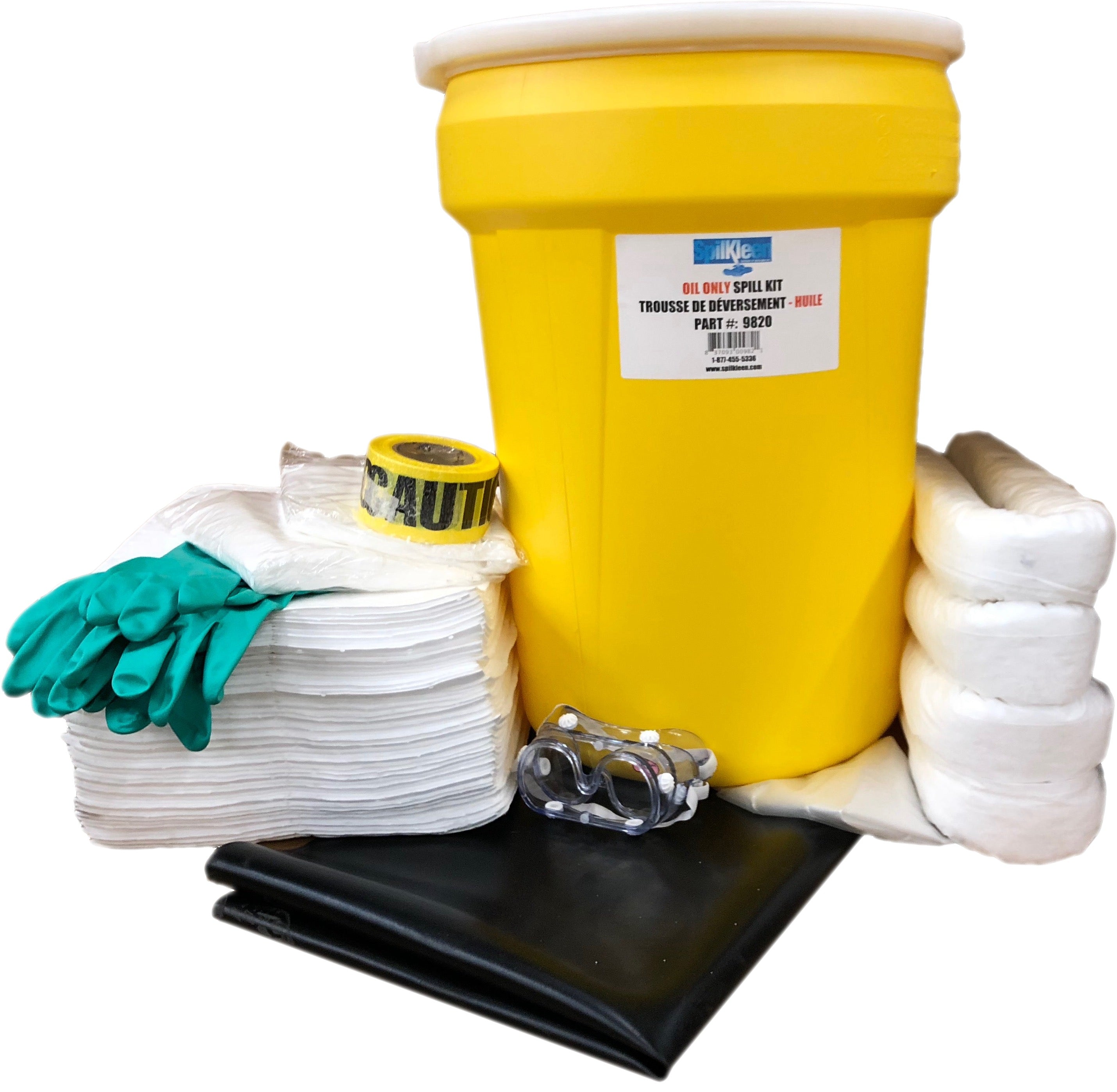 982O - 21 GALLON SPILL KIT OIL ONLY - SpilKleen