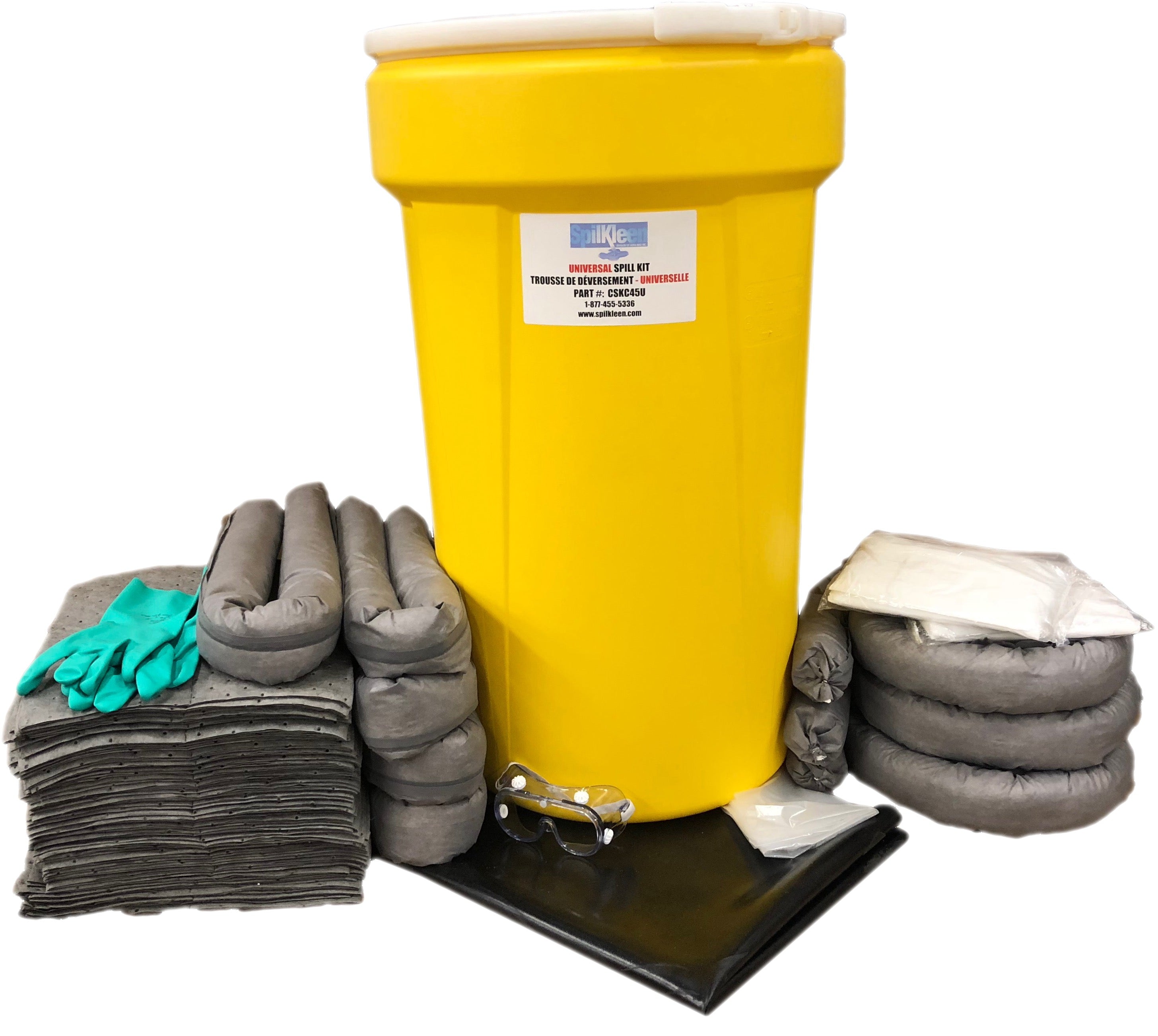 CSKC45U 45 Gallon Economy Spill Kit - Universal - SpilKleen