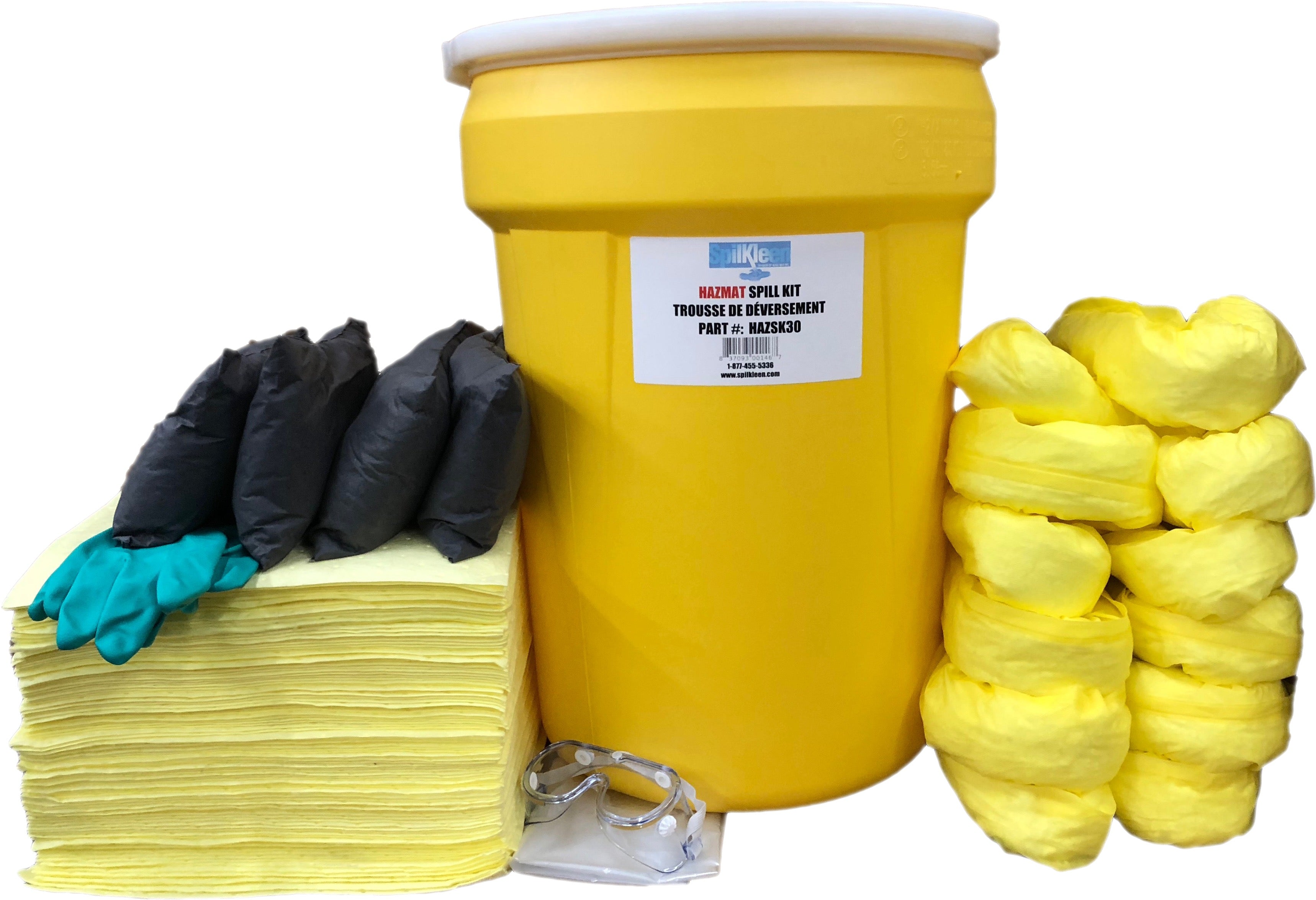HAZSK30 - 30 GALLON HAZMAT SPILL KIT - SpilKleen