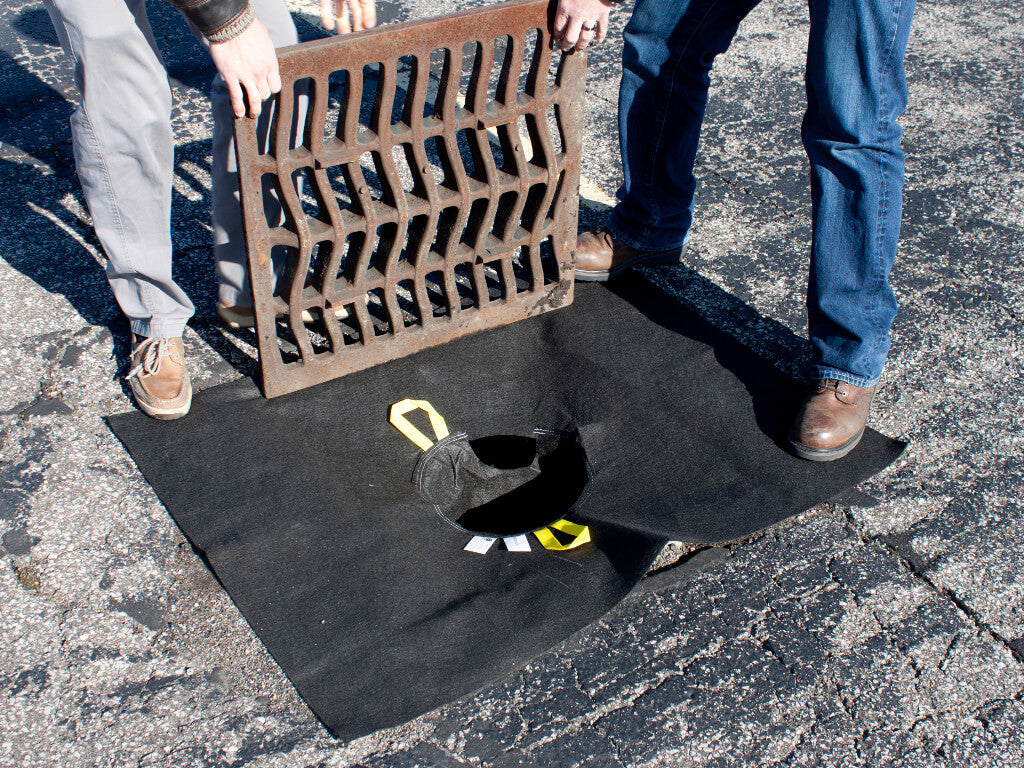 Frameless, Cone Style Storm SentinelÂ® Catch Basin Insert, Black ...